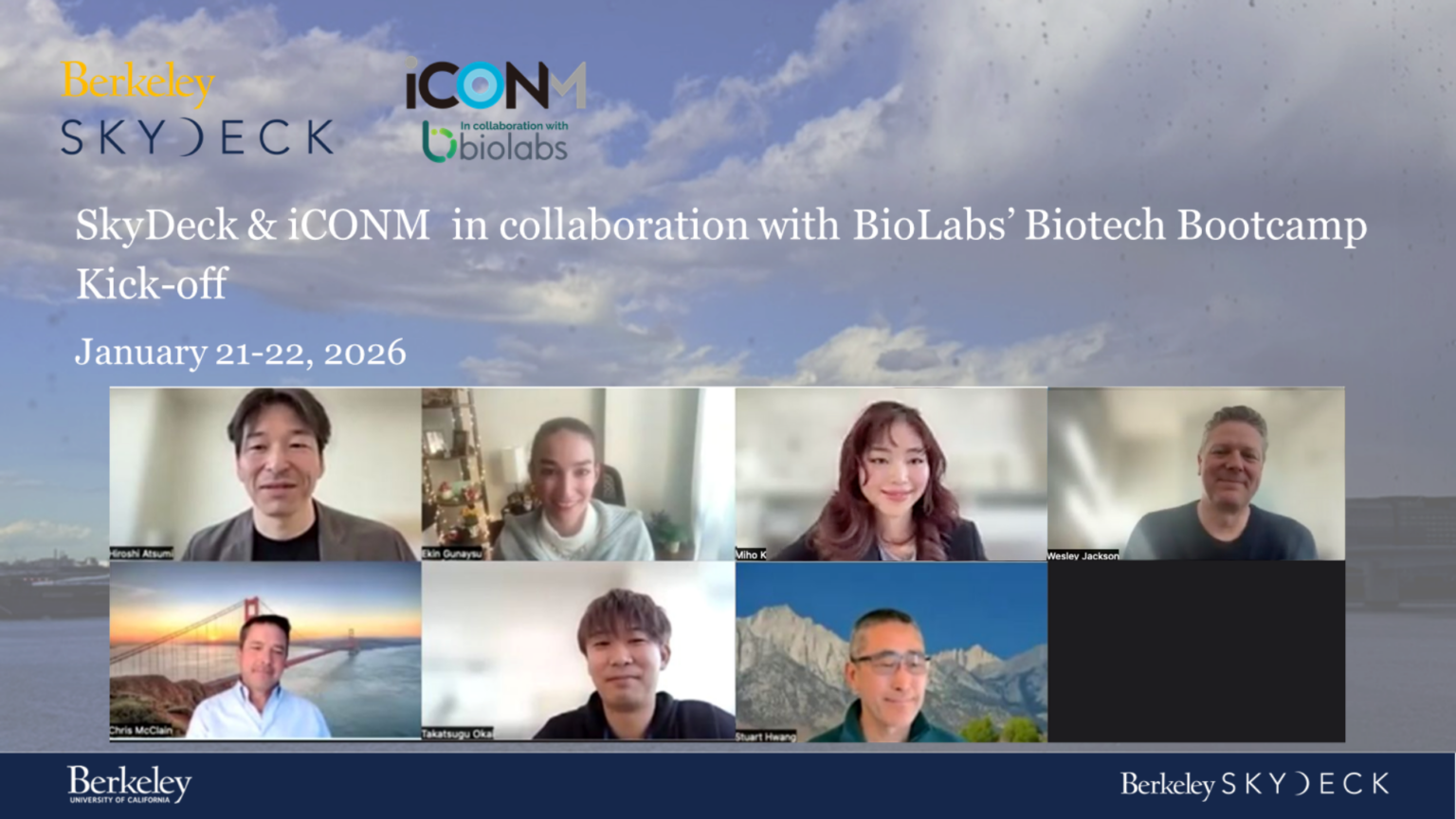 【Event Report】SkyDeck × iCONM with BioLabs Biotech Bootcamp Kick-off ...